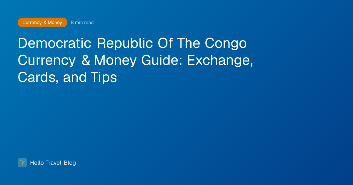 Democratic Republic Of The Congo Currency & Money Guide: Exchange ...
